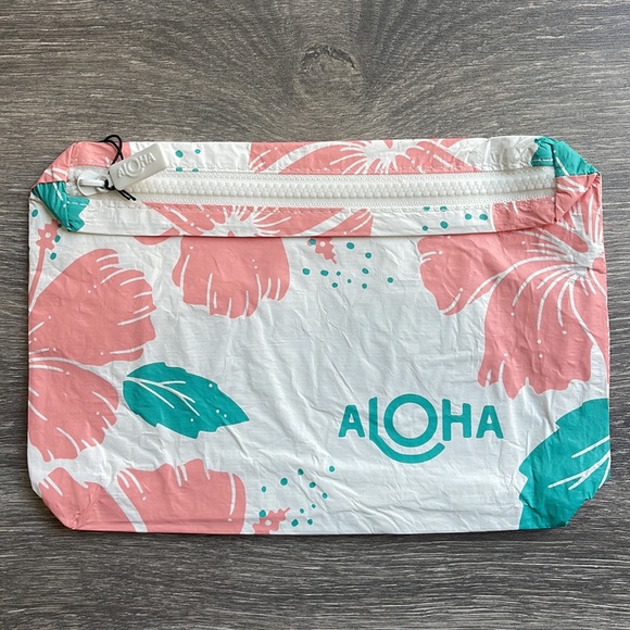 ALOHA Collection | Bags | Aloha Collection Small Pouch Hibiscus Guava ...